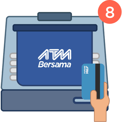 Layanan Tarik Tunai Tanpa Kartu di ATM Bersama